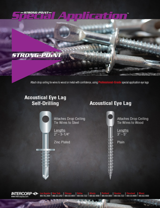 Intercorp Catalogs & Resources | Building Fasteners | Construction Screws